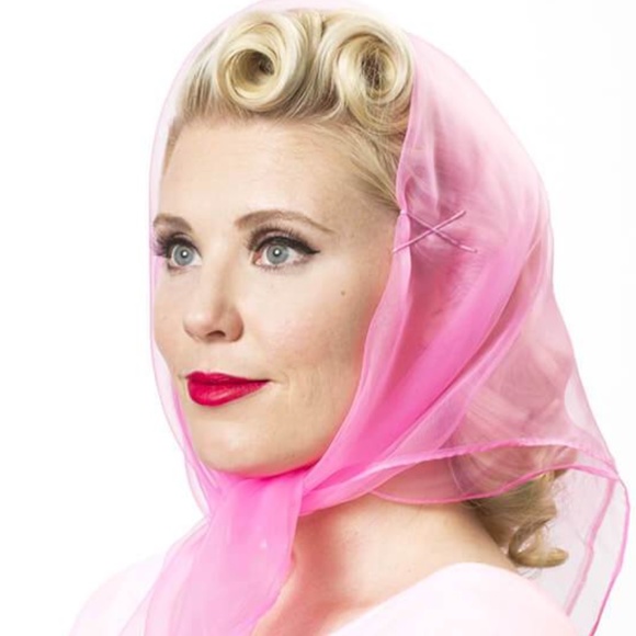 House Of Adornments | Accessories | Bubblegum Pink Pinup Nylon Chiffon ...